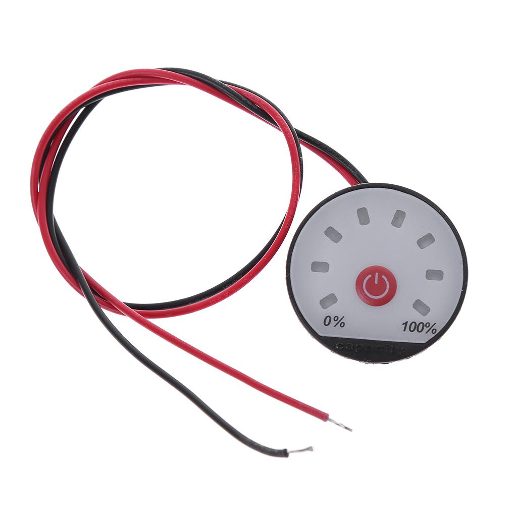 Buy 3S Lithium Battery Capacity Indicator 12V Power Level Meter LED ...