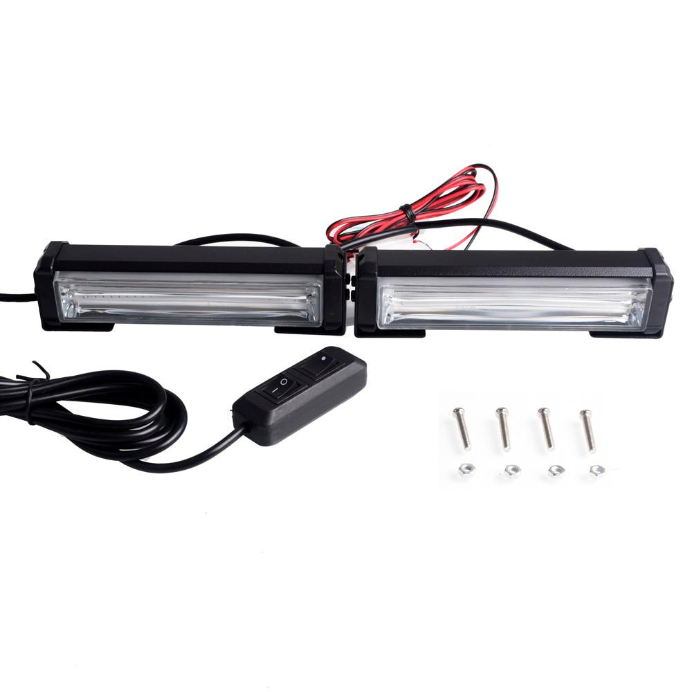 Buy Car LED Net Light DC 12V COB Strobe Police Lights Red Blue Yellow ...