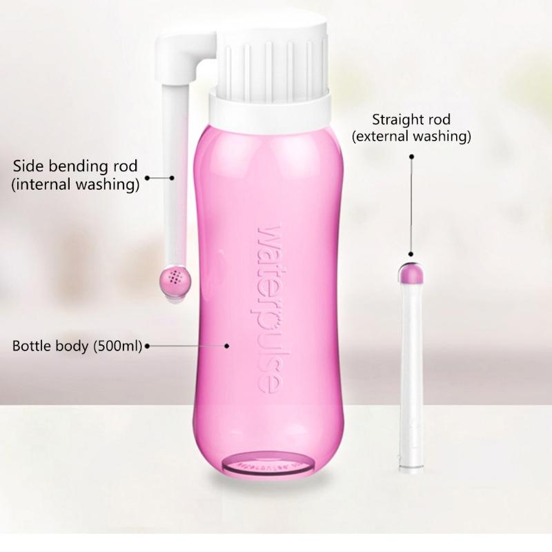 500ml Portable Bidet Sprayer Personal Cleaner Hygiene Bottle Spray ...