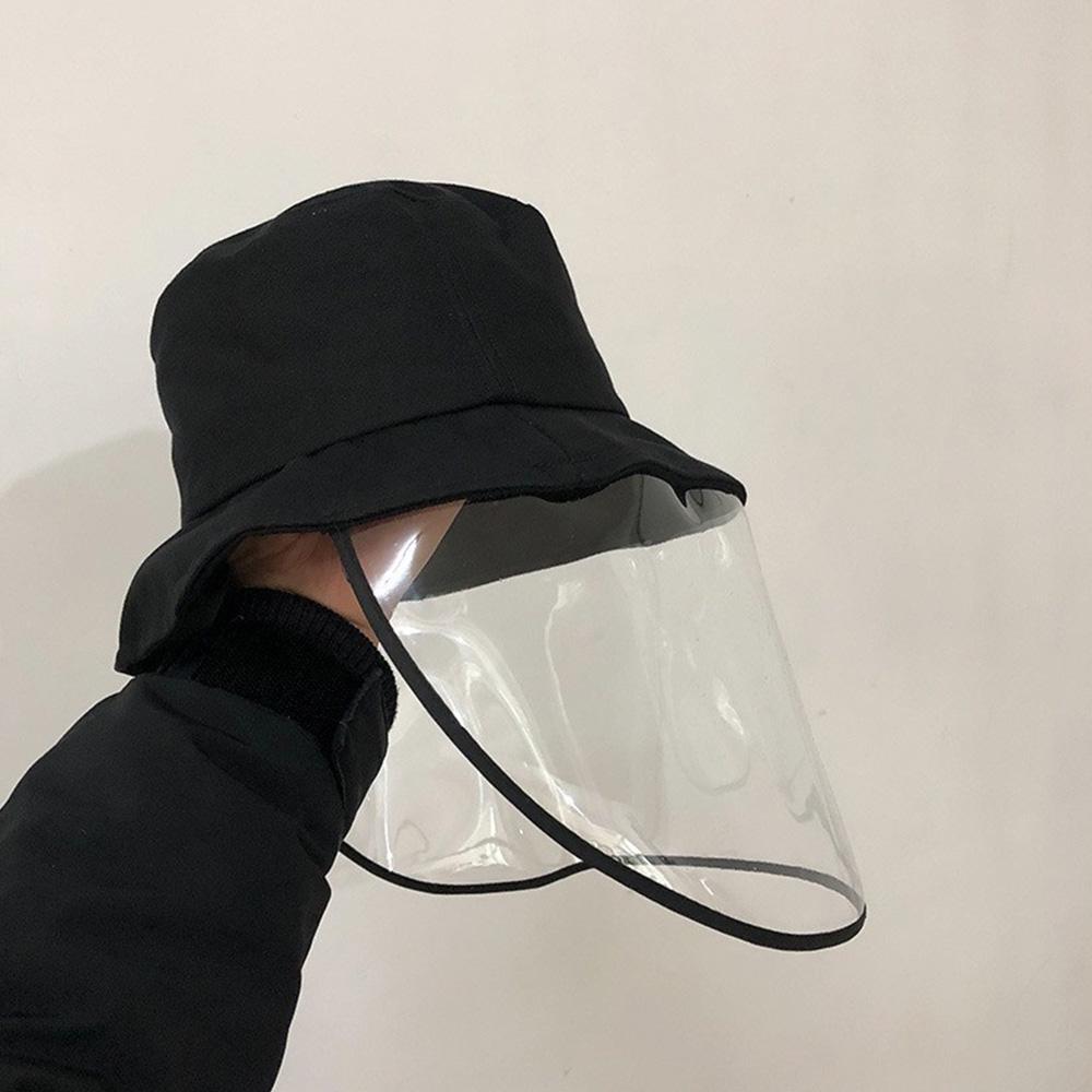 Buy Protective Mask Hat Waterproof Windproof PVC Face Mask Anti-fog ...