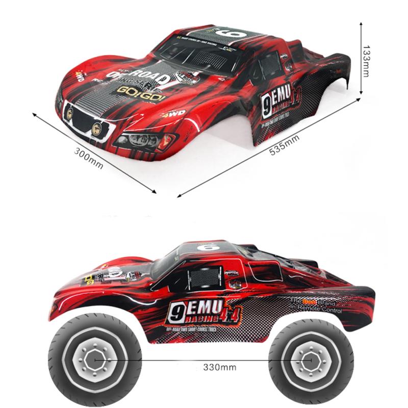 Buy Remo Plastic PVC Car Shell Surface Body M0280 for 1/10 HQ 727 4X4 ...