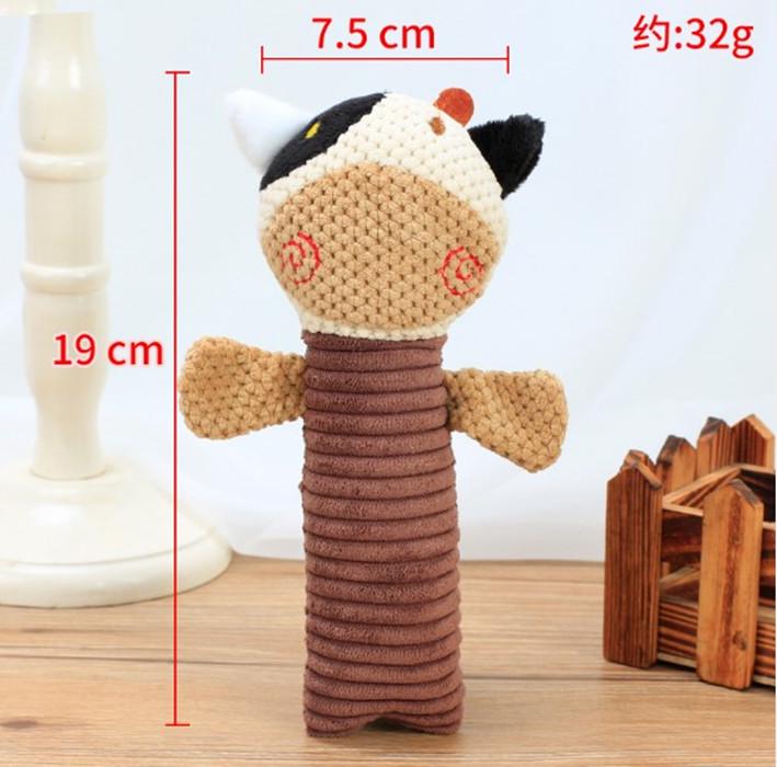 Fleece Squeak Toy Dogs Puppy Squeaky Shoes Dog Chew Sounding Toys Puppy ...