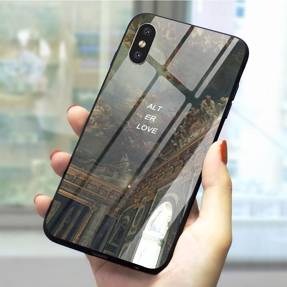 Palace of Versailles Glass Phone Case For iPhone 5S Cover 7 8 Plus X XS ...