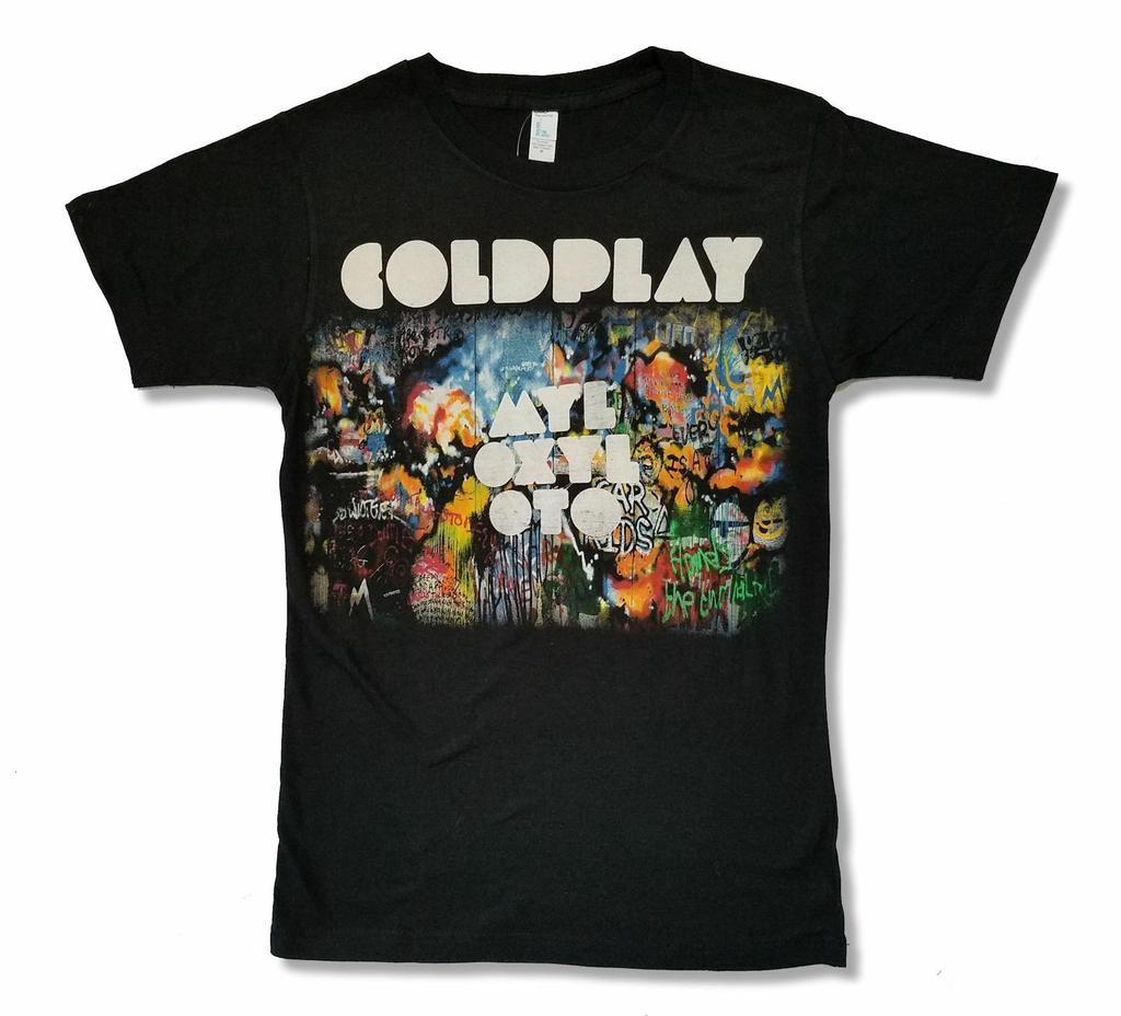 Buy Coldplay Myloxyloto Black T Shirt Official Rock Men T Shirts ...