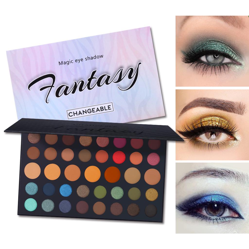 Buy 39 Color Waterproof Eye Shadow Plate Powder Matt Eyeshadow Cosmetic ...