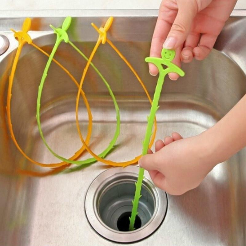 Buy Smiley Kitchen Pipe Household Sink Drain Anti-blocking Cleaning ...