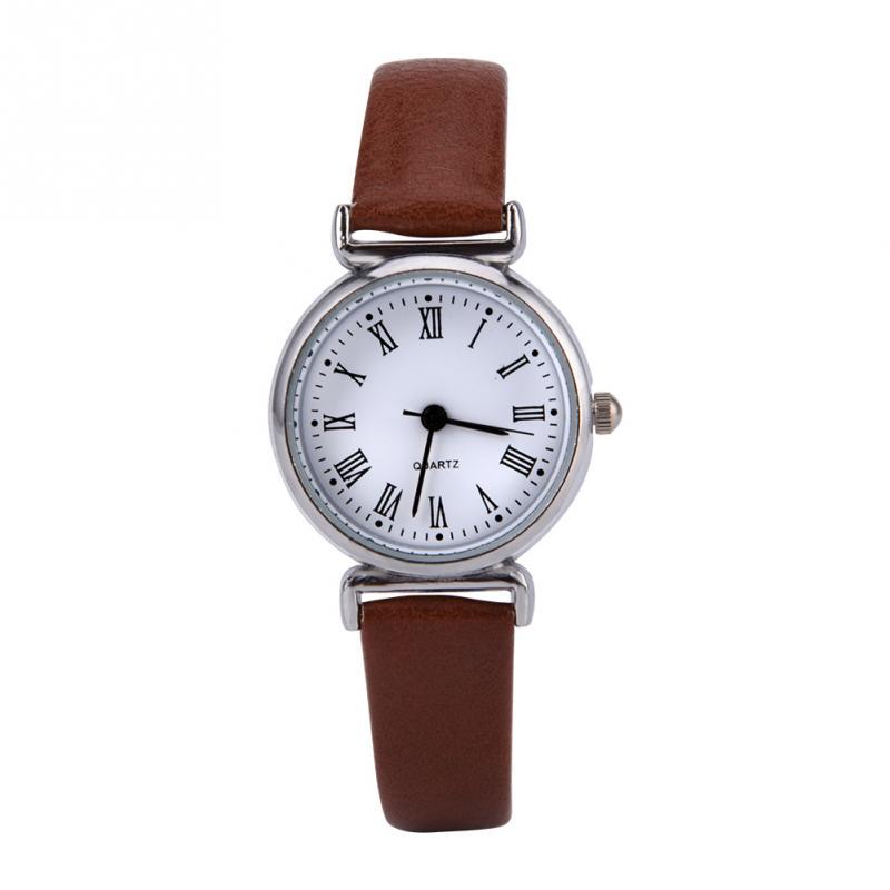 Buy Exquisite Small Simple Fashion Women Dress Watch Retro Leather Mini ...