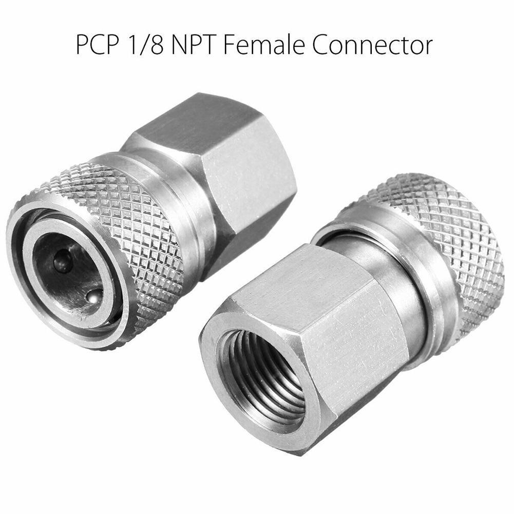 Paintball Female Quick Connect Adapter Silver Stainless Steel uygun ...
