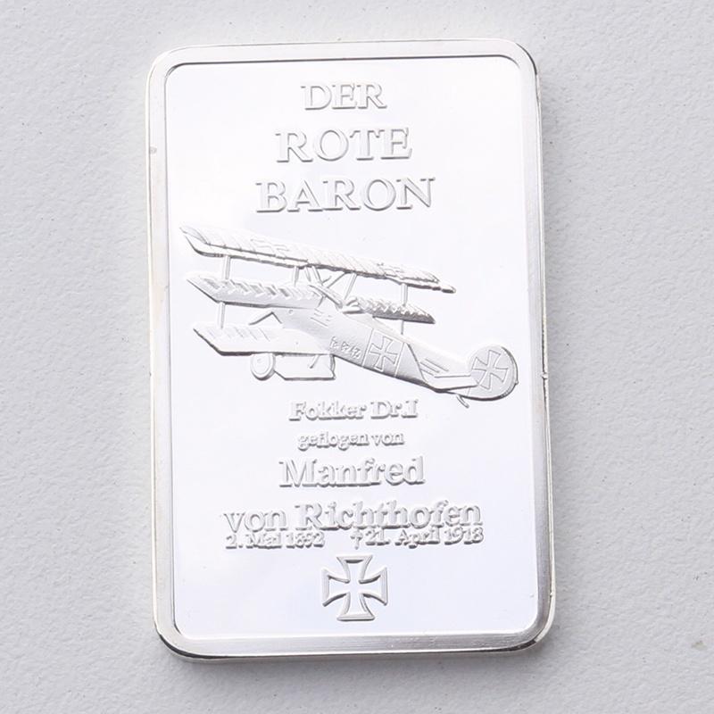Buy 1 Oz German Der Rote Baron Bullion Bar Germany Battle Plane ...