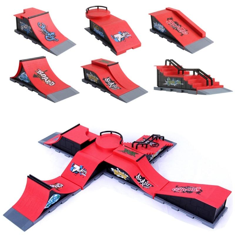 Buy Funny Skate Park Ramp Parts for Tech Deck Fingerboard Finger Board ...