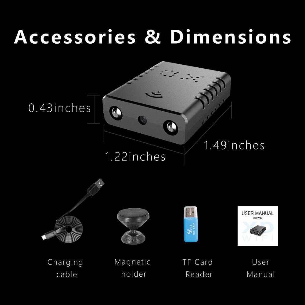 Buy Superior Mini Xd-wifi Spy Hidden Camera For Surveillance Purpose at ...