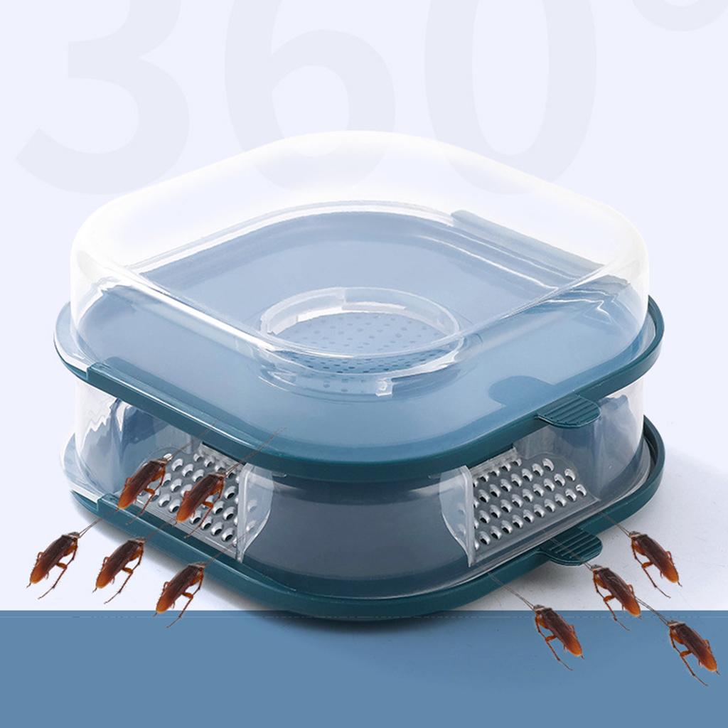 Reusable Cockroach Trap Box Cockroach Trap Catching Roaches Tool Drop ...
