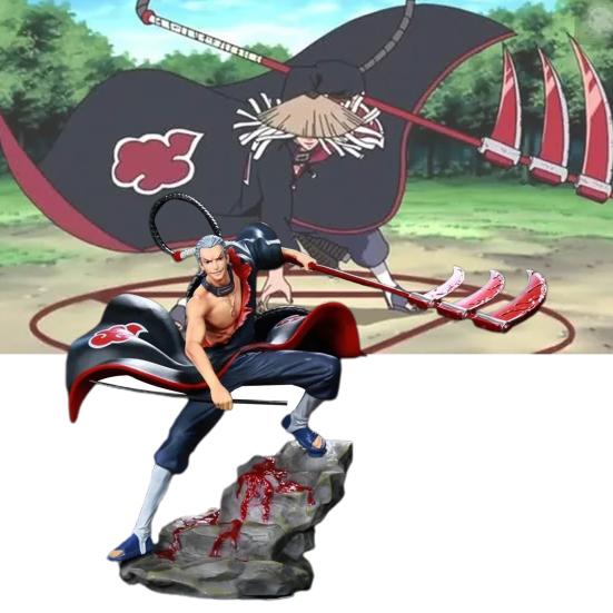 Buy 30cm Naruto Figure Realistic Miniature Figurine PVC Hidan Figure ...