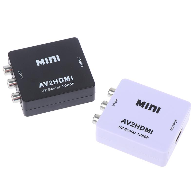 Buy Mini 3RCA AV To HDMI Converter Adapter Composite AV2HDMI Converter ...