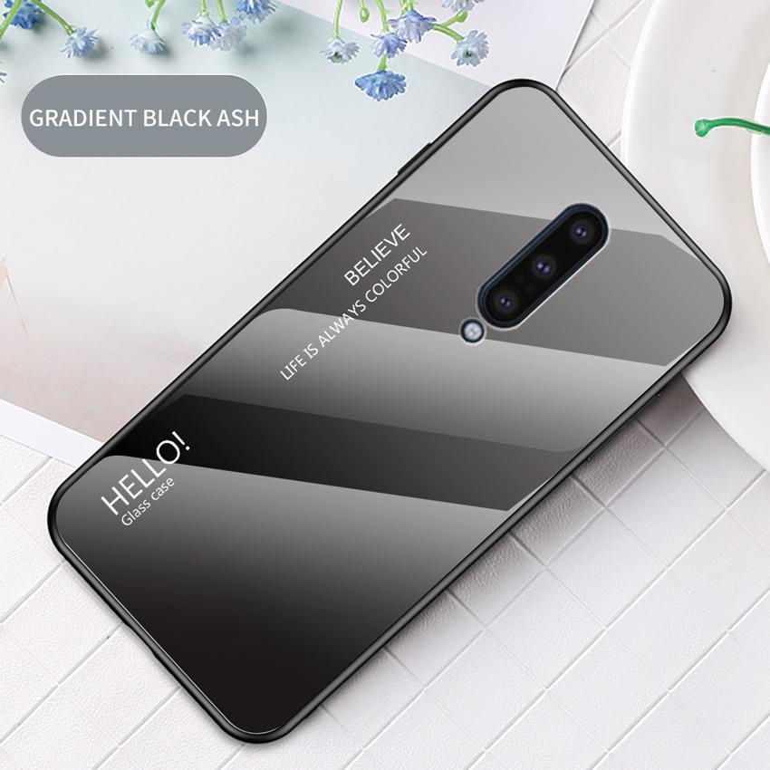 Buy Luxury Gradient Tempered Glass Phone Cases for iPhone Huawei Vivo ...