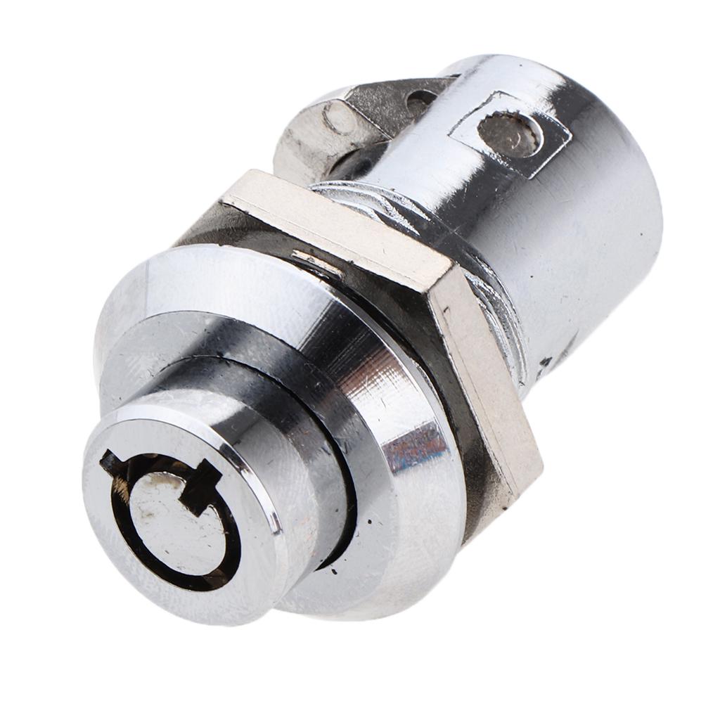 Buy Zinc Alloy Tubular Cam Lock with Chrome Finish and Offset 2 Keys at ...