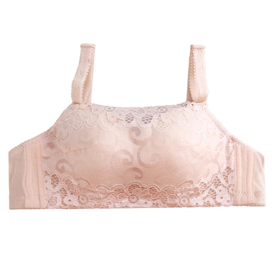 Buy Women Sexy Slim Lace Bra Convertible Straps Bras Push Up Bra Solid ...