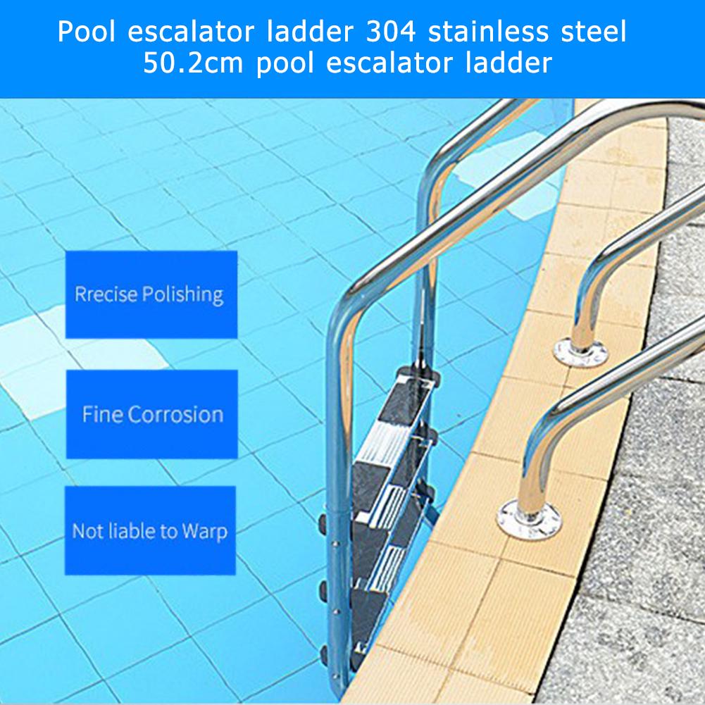 Buy Swimming Pool Stainless Steel Replacement Ladder Rung Steps Anti ...