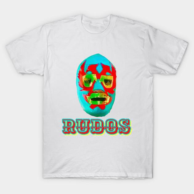 Buy Men Print T-shirt Cotton Large TShirt Lucha Libre Rudos DTG Print ...
