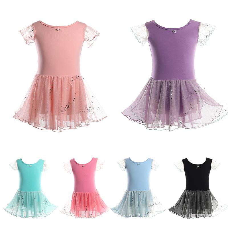 Buy Summer Ballet Dance Dress For Children Kids Girls Cotton Ballet ...