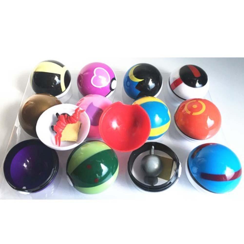 Buy New 12Pcs Child Gift Pokemon Ball Set Pokeball GO Action Figures ...