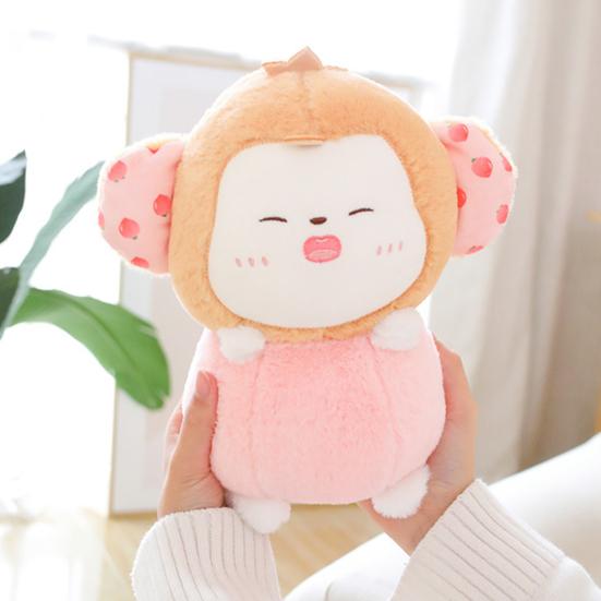Cheap Lovely Honey Peach Ornament Soft Stuffed Doll Cartoon Monkey ...