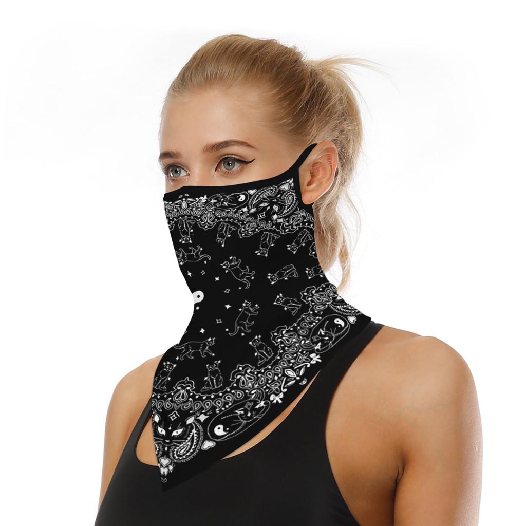 Buy Outdoor Print Seamless Ear Mask Sports Scarf Neck Tube Face Dust ...