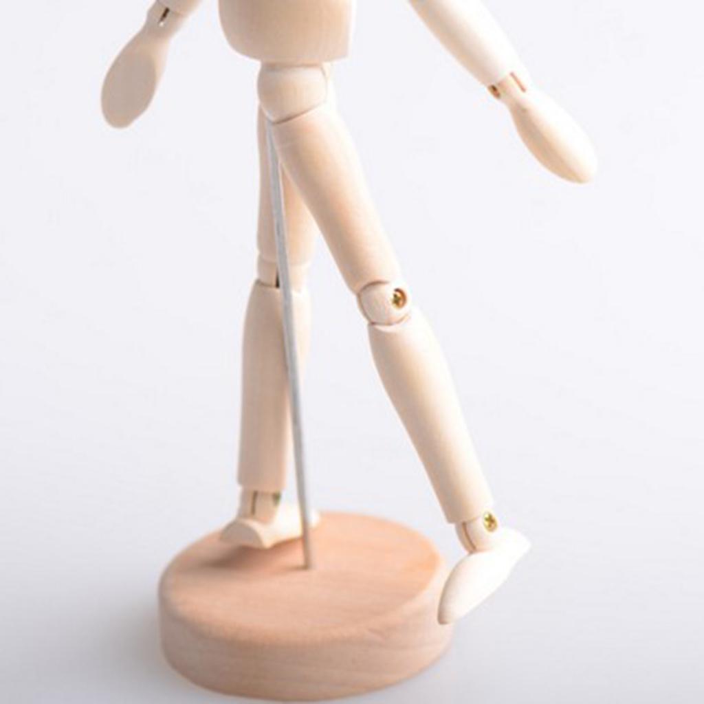Buy Wooden Figure Manikin Doll Clothing Mannequin Model Unisex 12 Inch ...