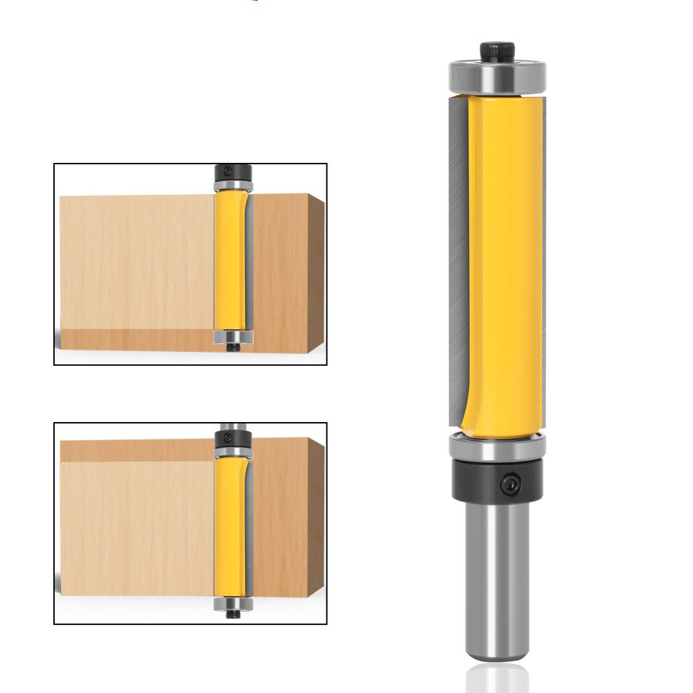 Buy 1/2*3/4*2-1/2 Shank Flush Trim Top Bottom Bearing Router Bit ...
