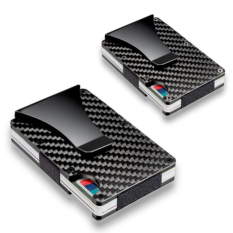 Buy Fashion Minimalist Wallet Universal Slim Wallets Carbon Fiber ...