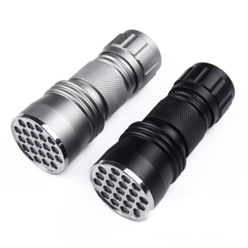 UV Flashlight 21LED 12LED UV Light 395-400nm LED UV Flashlights ...