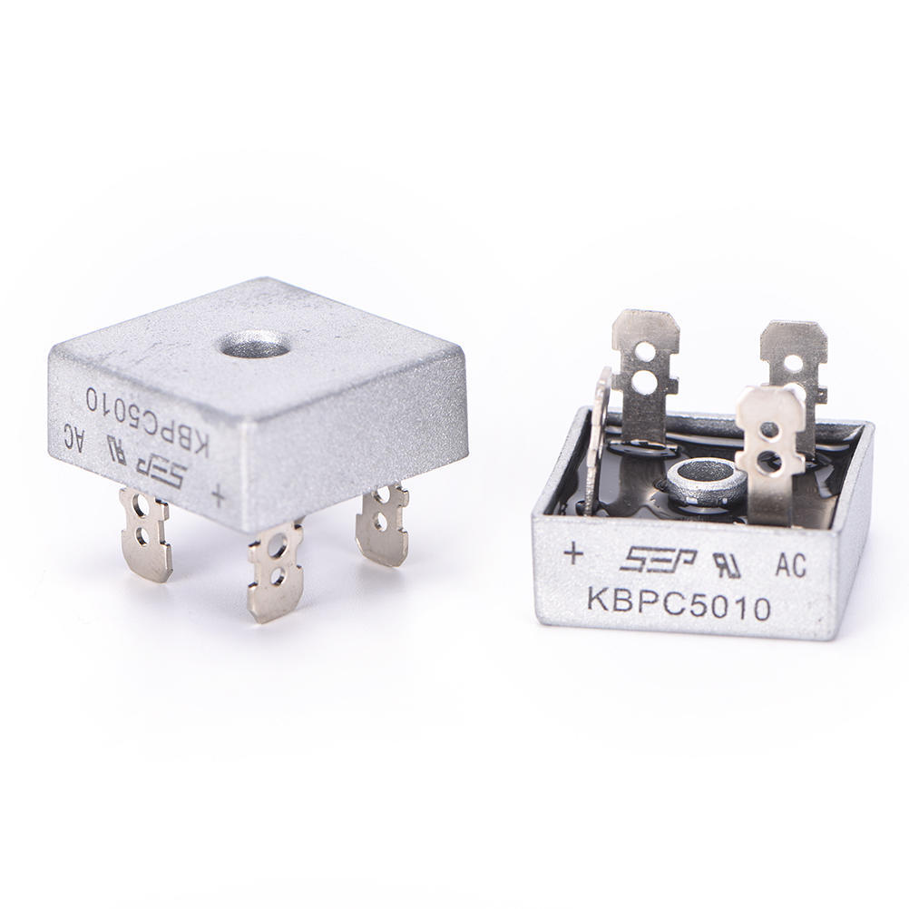 Buy 2pcs Kbpc5010 50a 1000v Metal Case Single Phases Diode Bridge ...