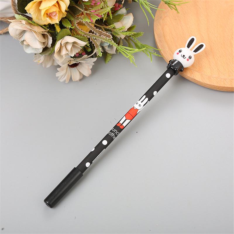 Buy 1Pc Cute Rabbit Gel Pens Set 0.5mm Kawaii Office School Supplies ...