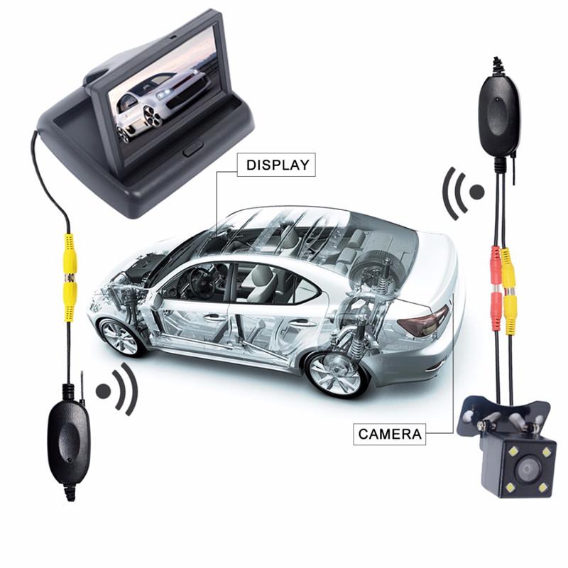 2.4Ghz Wireless Transmitter Receiver For Car Reverse Camera Rear View ...