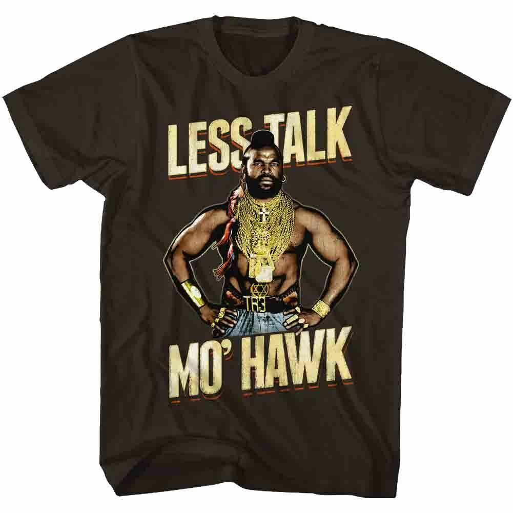 Mr T Mohawk Dark Chocolate T Shirt Casual Short Sleeve Funny Print Men ...