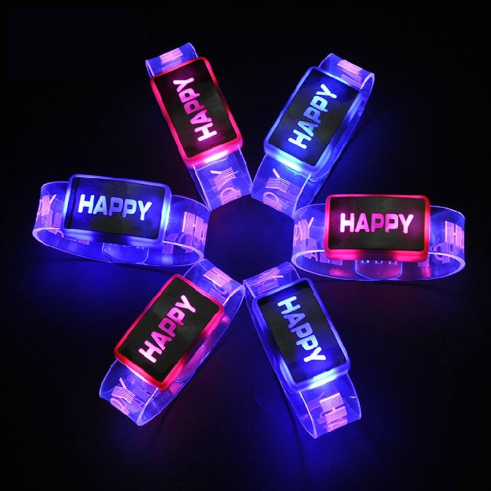 Satın alın Supplies Light Up Toys Led Flash Wristbands Flashing ...