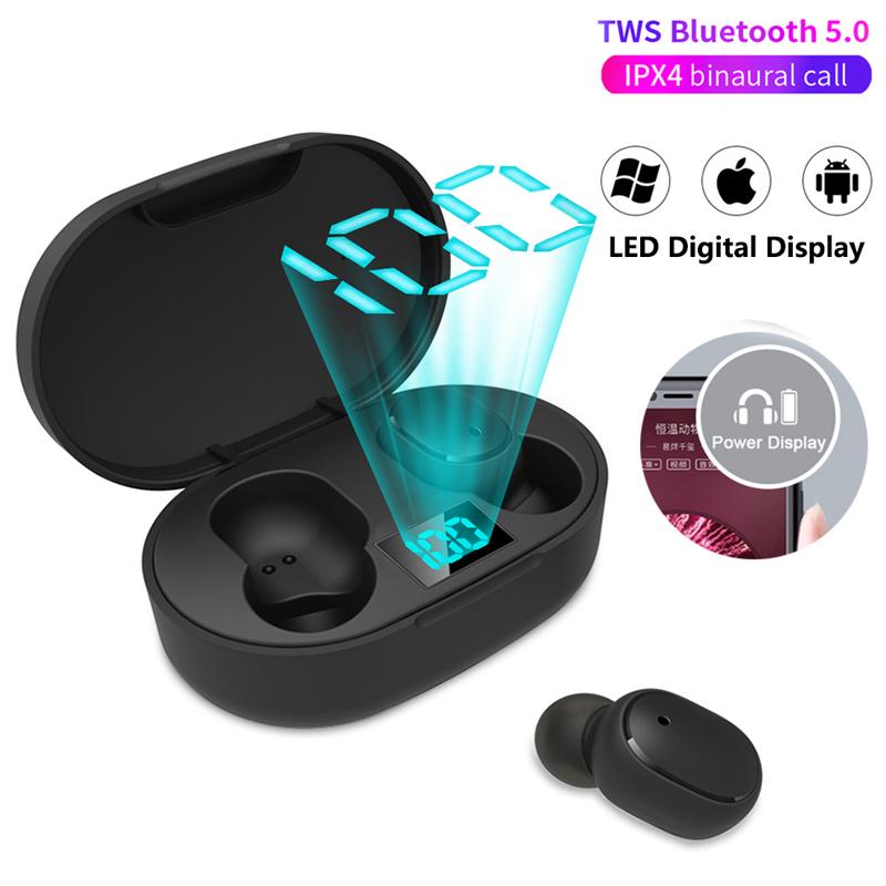 A6L TWS Bluetooth Earphone Wireless Sport Earbuds BT 5.0 In-Ear Headset with 280mAh Charging Box ...