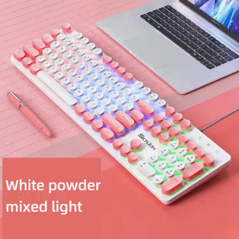 Buy V8 Gaming Keyboard and Mouse Set Punk Manipulator Luminous Gaming ...