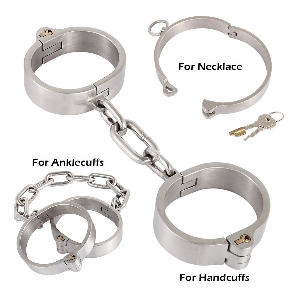 Buy Adult Toys Stainless Steel Foot Lock Cuff Ankle Cuffs at affordable ...