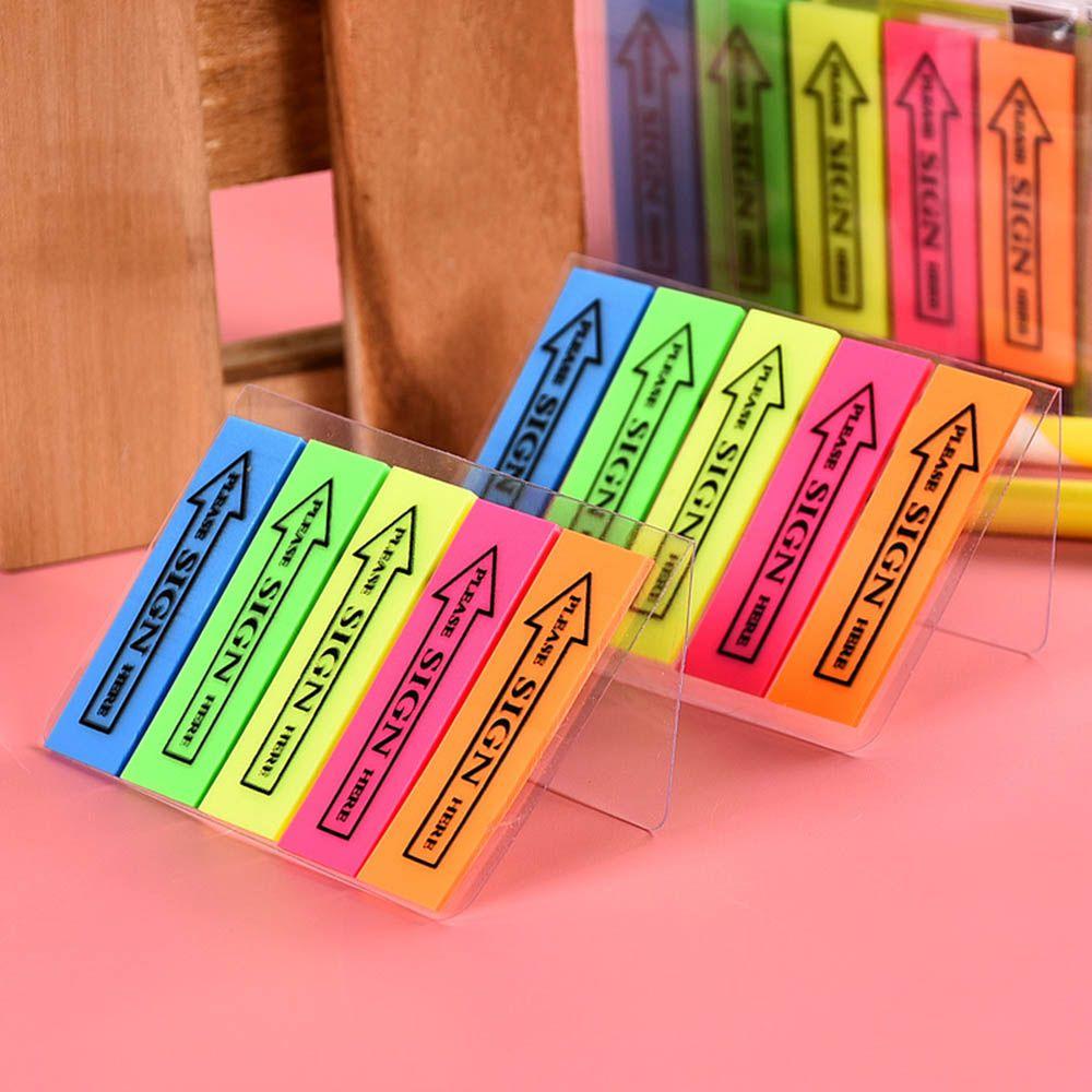 Buy Adhesive Bookmark Marker Paste Label Stickers Scrapbooking Memo ...