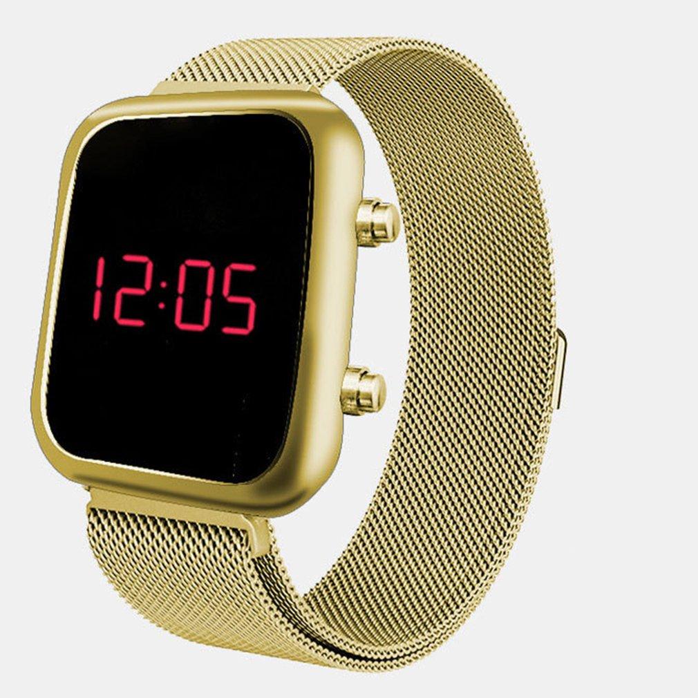 Acheter Electronic Watch Led Alloy Electronic Watch Square Alloy ...