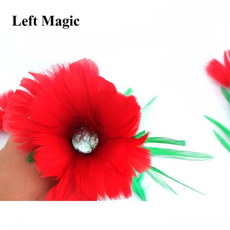 One Flower To Four Magic Tricks Feather Flowers Appearing Stage Magic ...