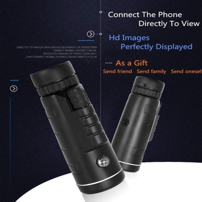 Cheap Newest HD Monocular Telescope Dual Focusing Adjustment Low Light ...