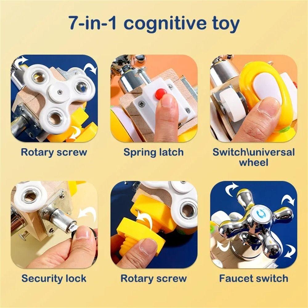 Ability Training Kids Busy Cube Hand Grasping Training Lock Box Toddler ...