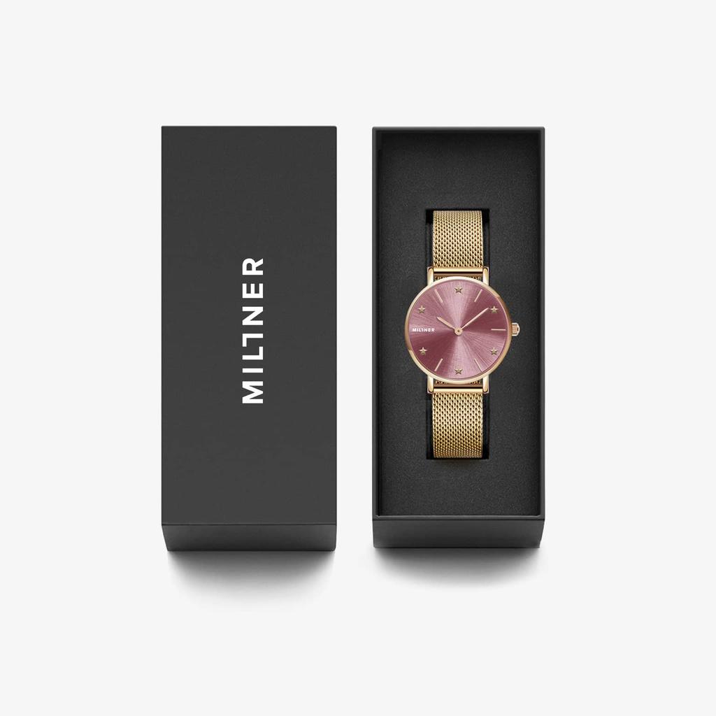 Buy Millner Cosmos Wristwatch - Golden Red, 33mm at affordable prices ...