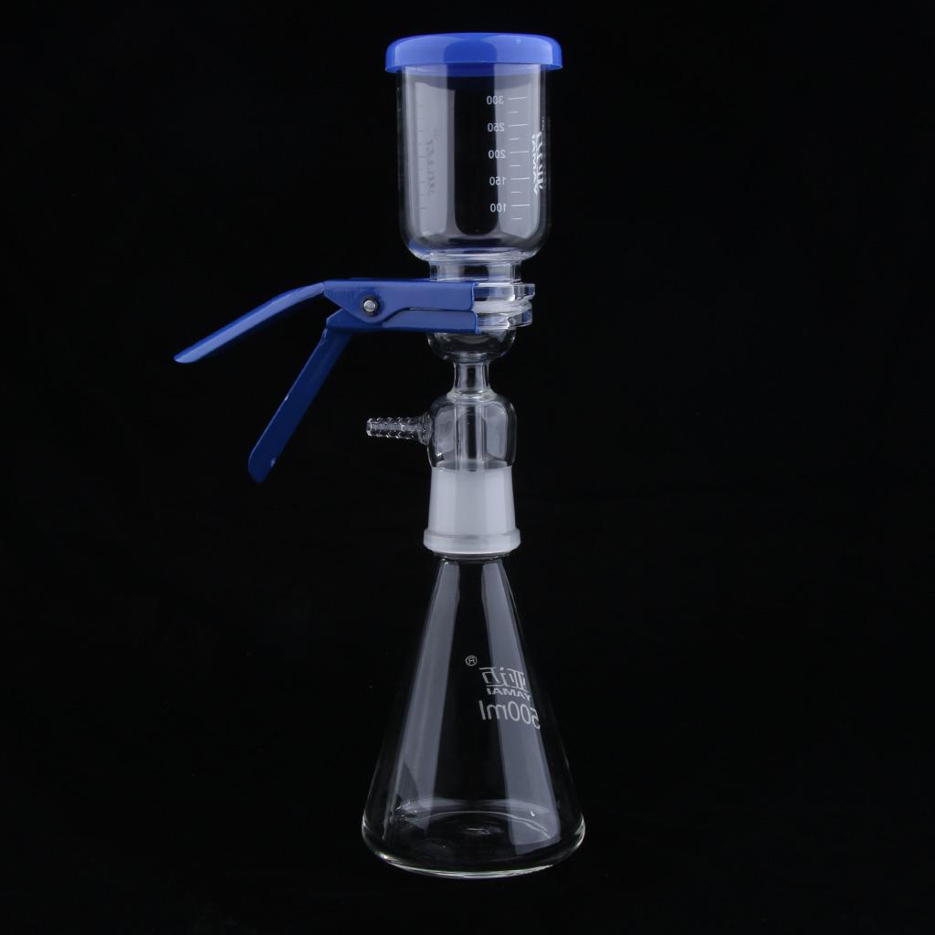 Buy 500ml Filtration Apparatus Vacuum Lab Filtering Unit with Funnel ...
