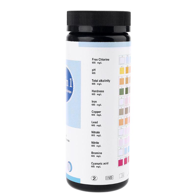Buy 11 In 1 Water Test Strips Pool Pond Tap Aquarium Drinking Water ...