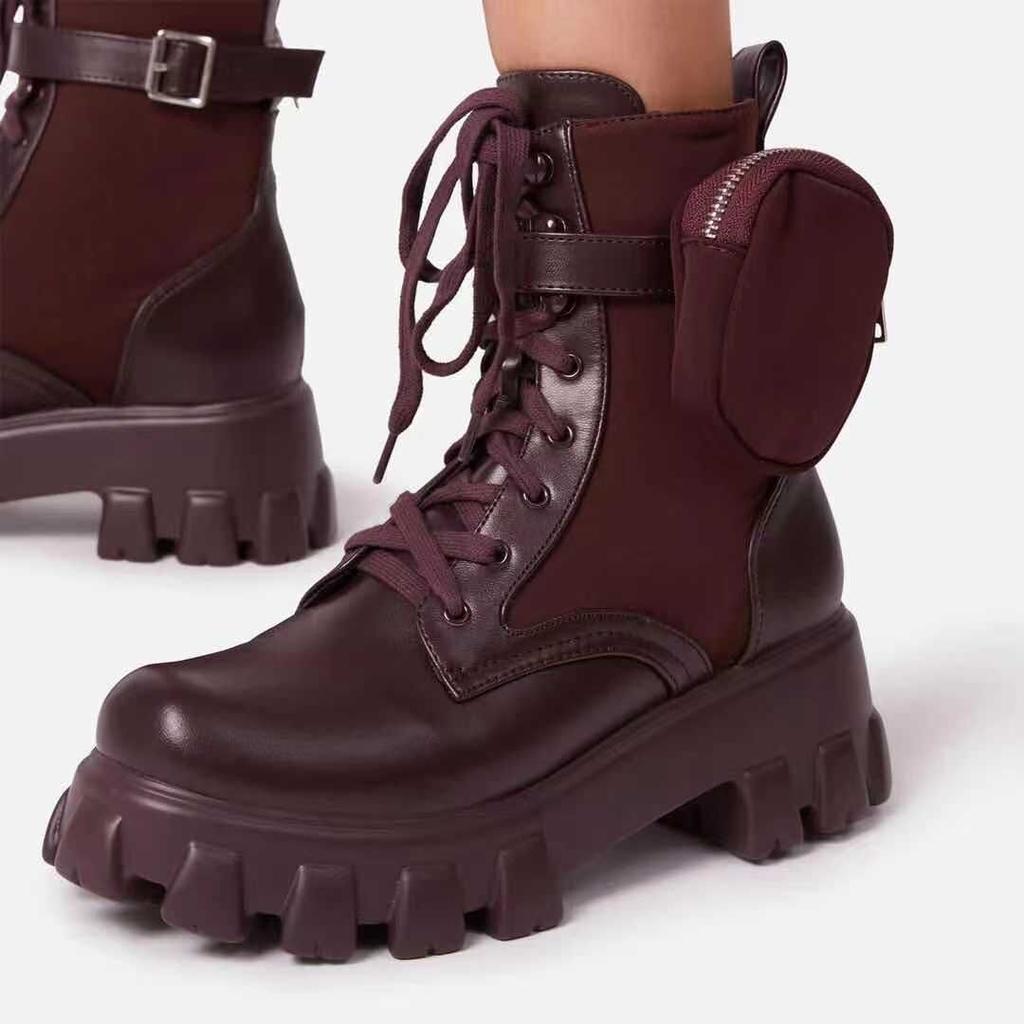 💰Kjøp Women's Plus Size Autumn Thick Sole Boots online billig til den ...