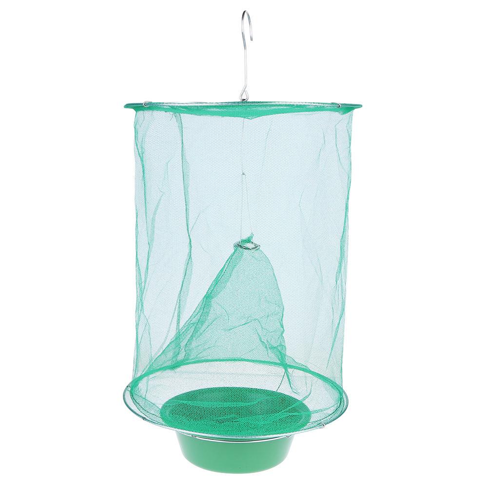 Compre Folding Mosquito Capture Catching Fly Mesh Net Hanging Trap ...