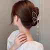 Buy Ins fashion butterflies pendant Hair Claw Clips With Chain Tassel ...